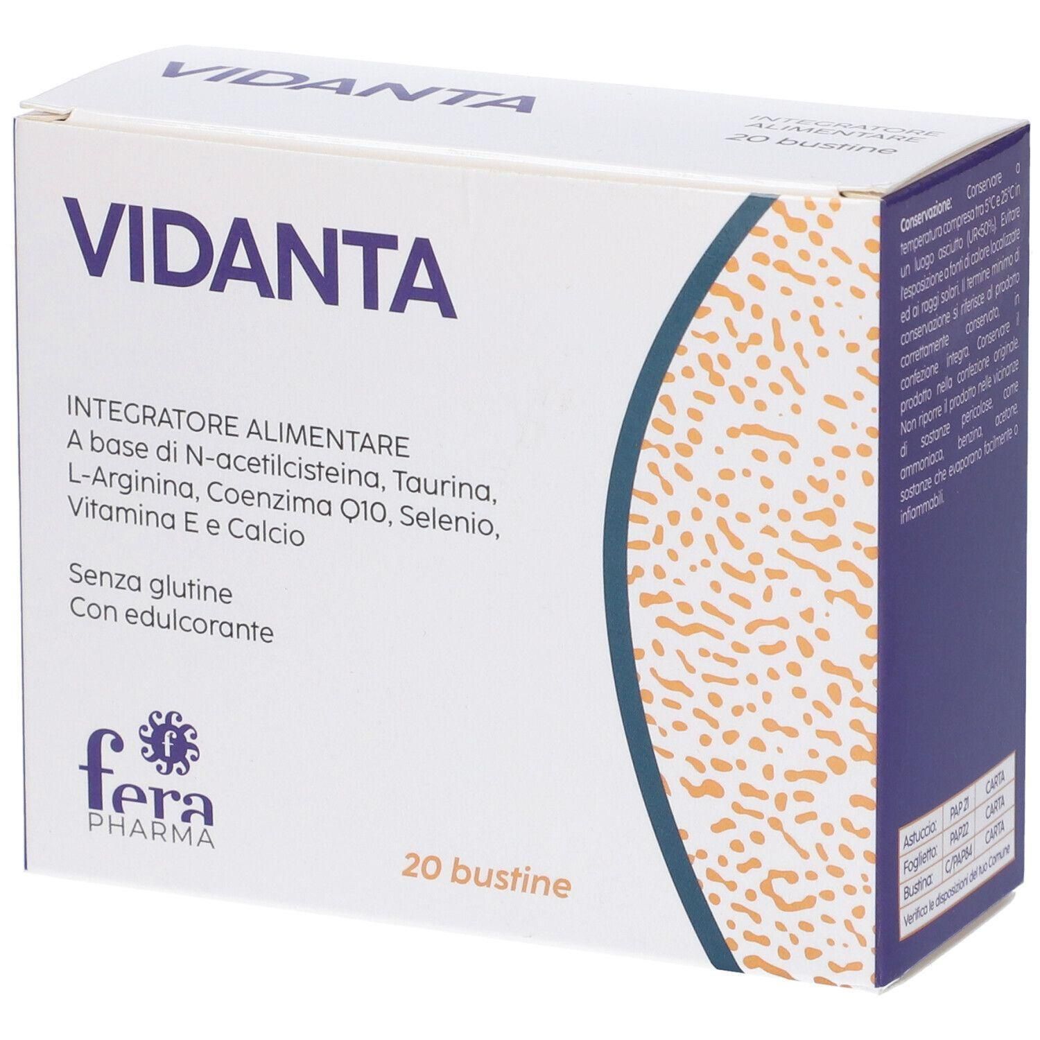 Vidanta 20 Bustine 4x80 g - Redcare