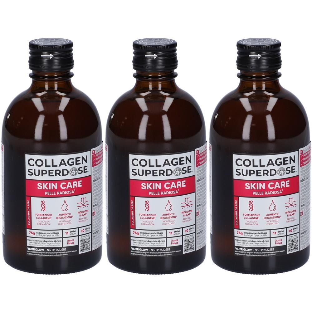 Collagen Superdose Skin Care Collagene 3x300 ml - Redcare