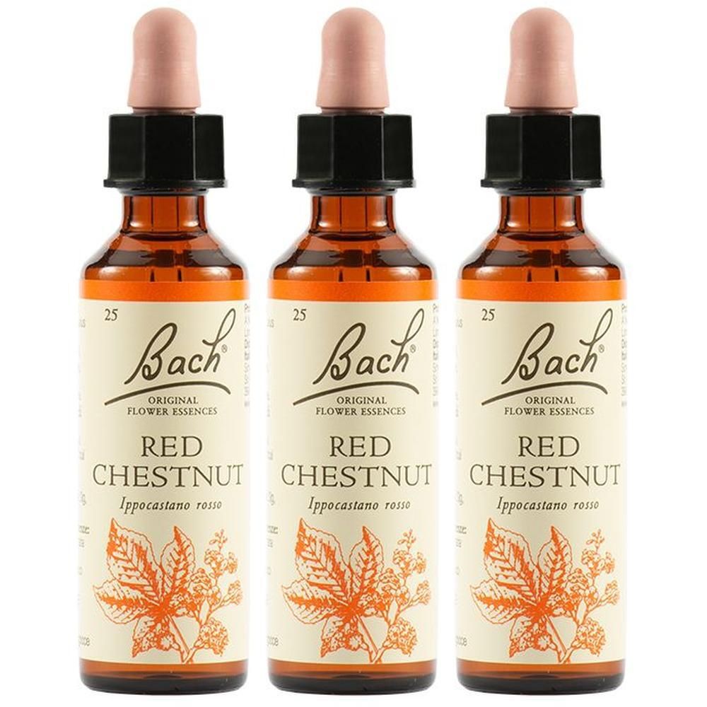 Red Chestnut Bach Orig 20Ml 3x20 ml - Redcare