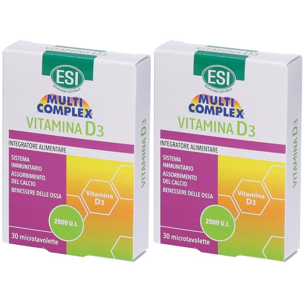 ESI Multi Complex Vitamina D3 2x30 pz - Redcare