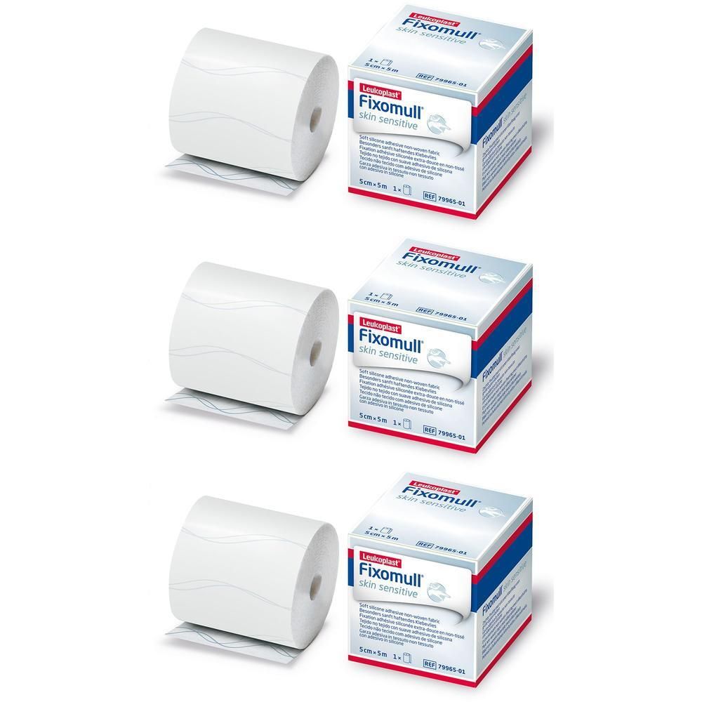 Leukoplast Fixomull Skin Sensitive garza adesiva per il fissaggio 3x1 ...