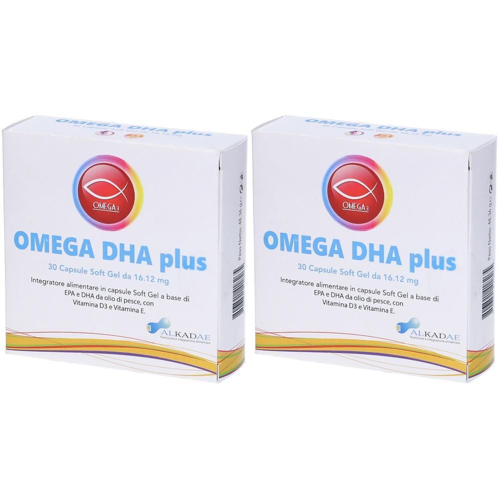 Alkadae Omega Dha Plus Capsule Soft Gel 2x30 pz - Redcare