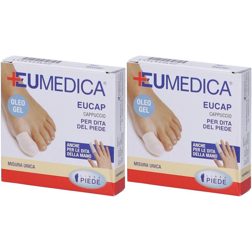 Cappuccio Di Oleo-Gel Per Le Dita Del Piede Eucap 2x1 pz - Redcare