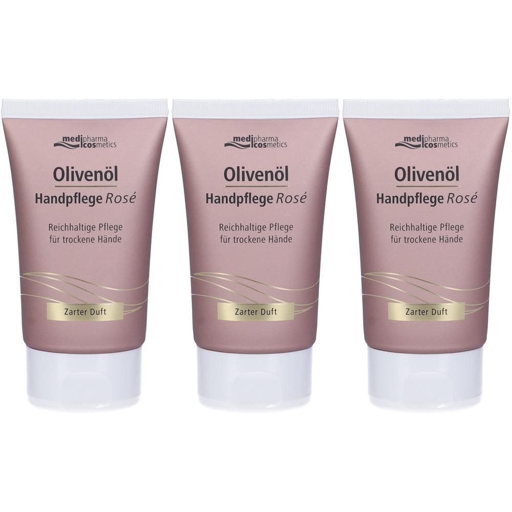 Medipharma Olivenol Crema Mani Rosé 3x50 ml - Redcare