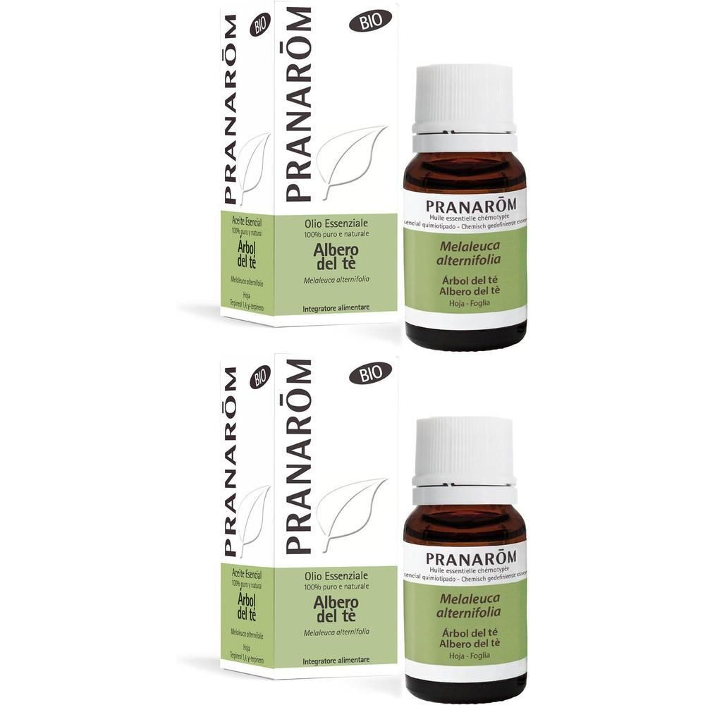Pranarom Tea Tree Olio Essenziale Bio 2x10 ml - Redcare