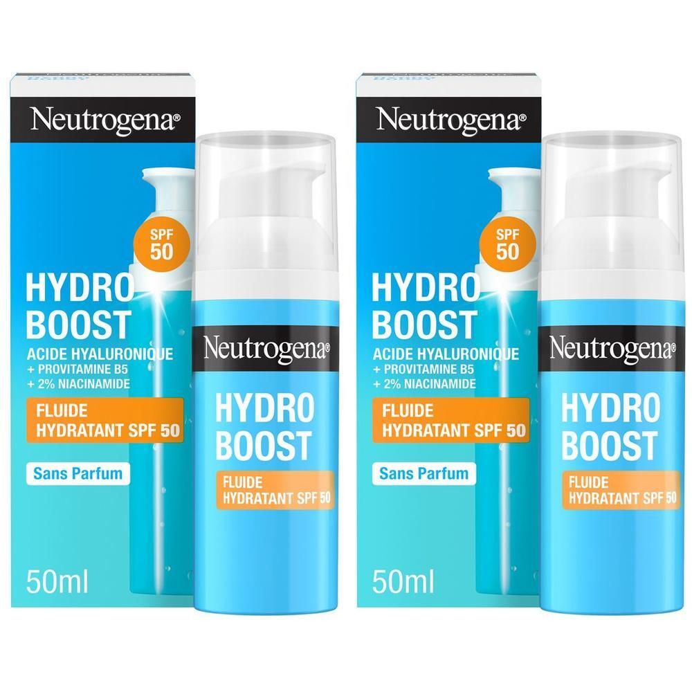 Neutrogena Hydro Boost Fluido Idratante SPF 50 50 ml, Crema solare viso ...