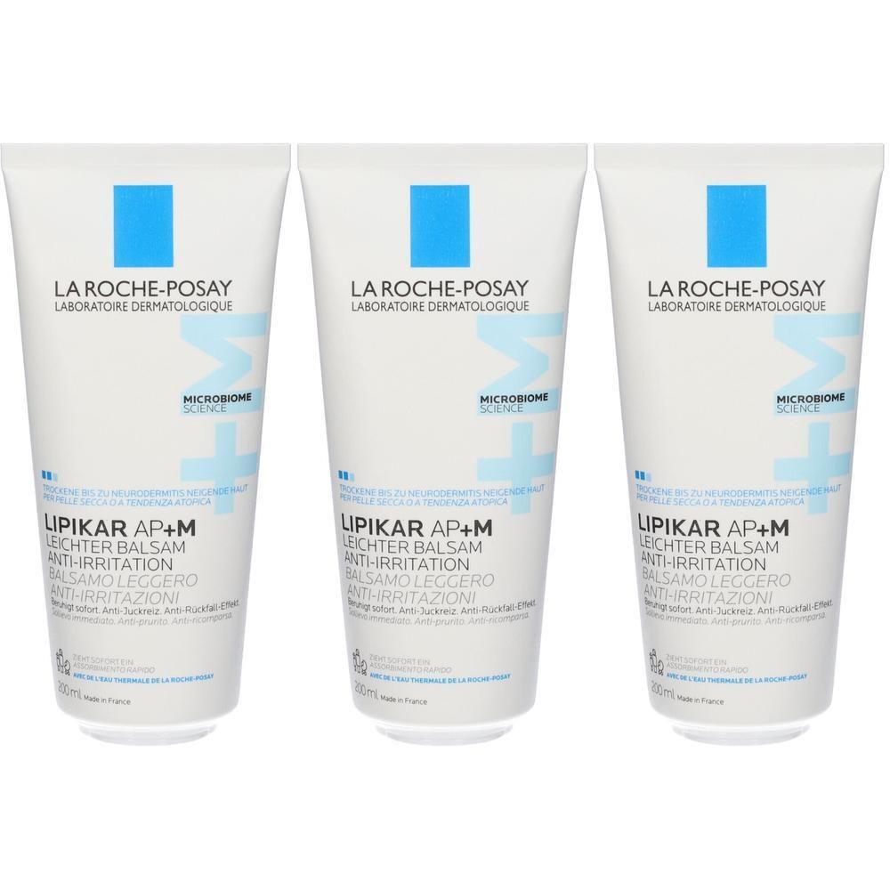 La Roche - Posay Lipikar AP+M Balsamo Leggero 200 ml 3x200 ml - Redcare