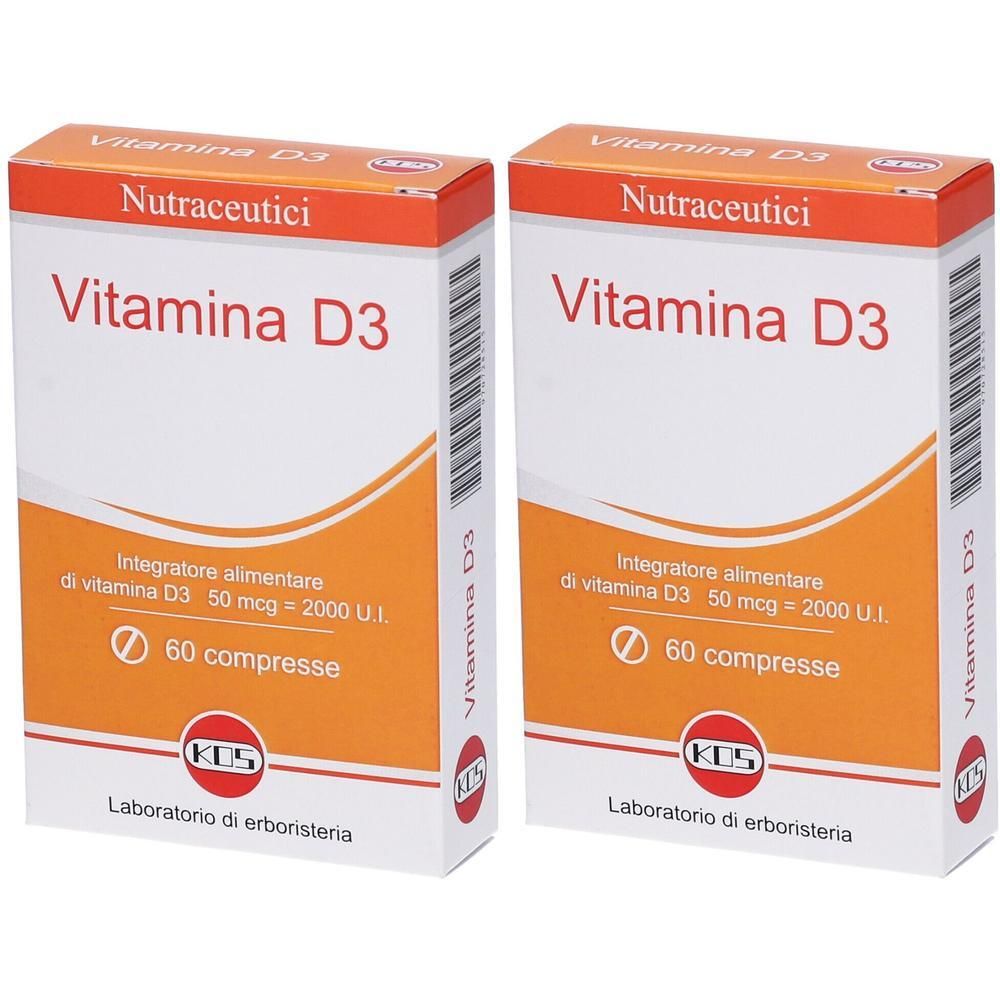 KOS Vitamina D3 Compresse 2x60 pz - Redcare