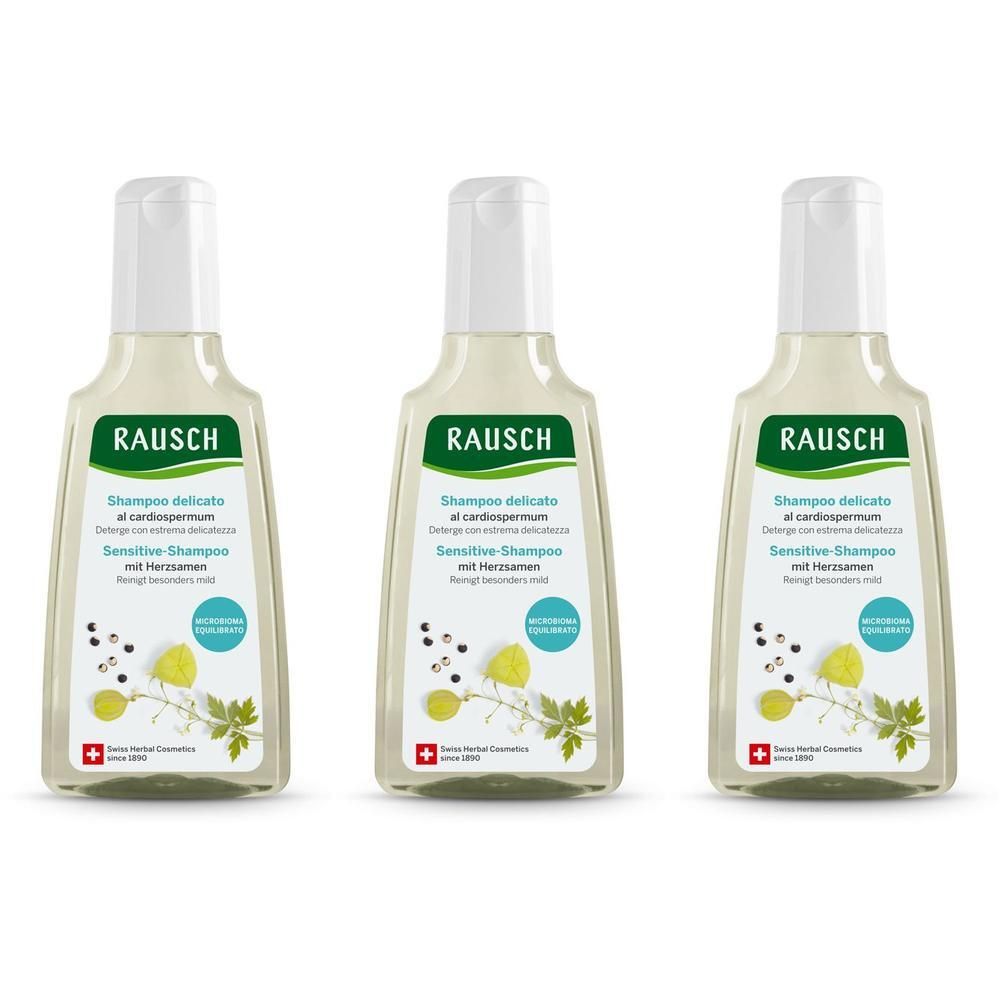 RAUSCH Shampoo Delicato Al Cardiospermum 3x200 ml - Redcare