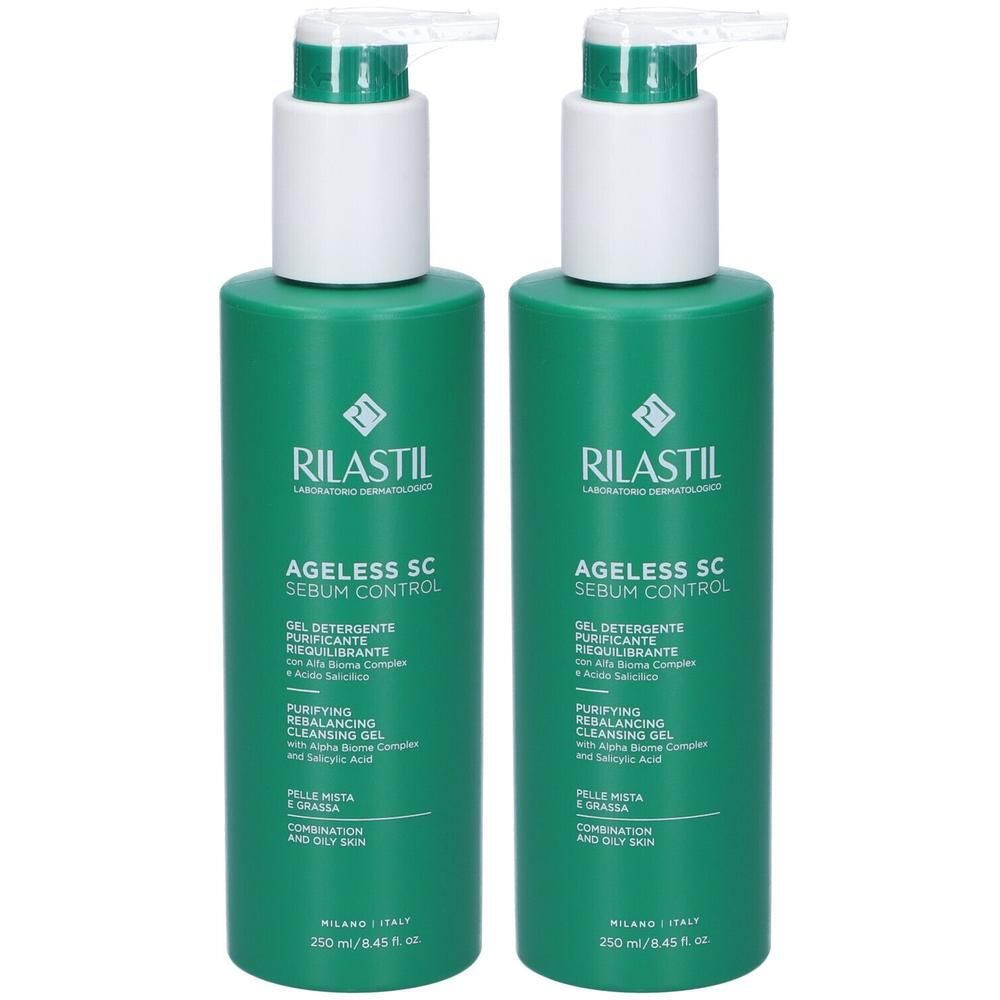 RILASTIL® Ageless SC Sebum Control Gel Detergente 2x250 ml - Redcare