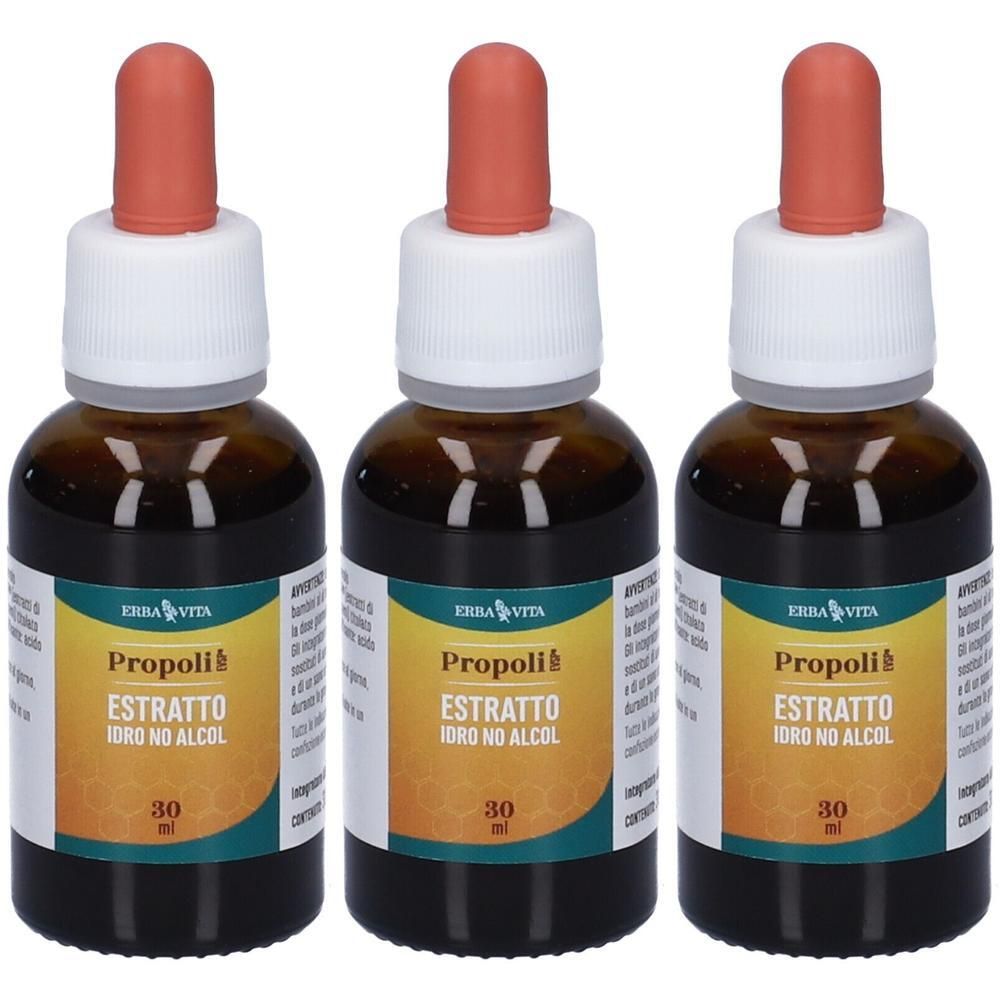 Propoli Evsp Estratto Idro No Alcool 30 Ml 3x30 ml - Redcare