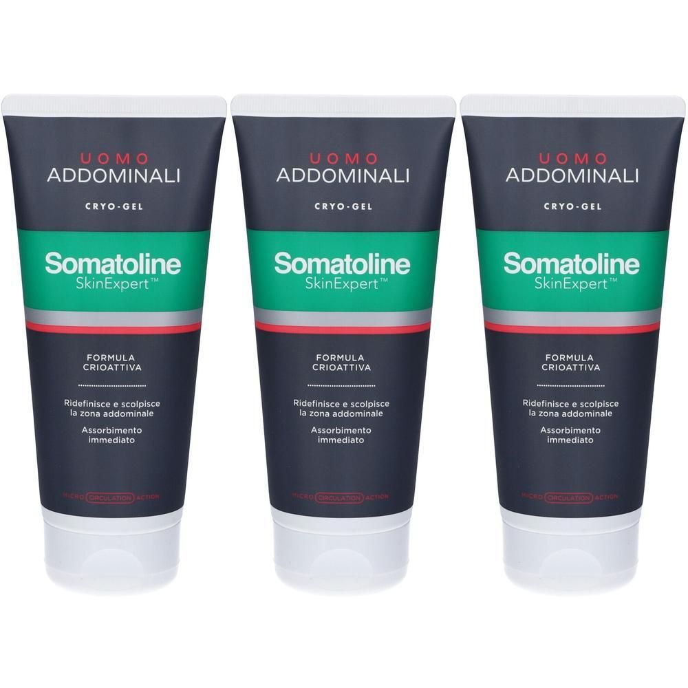 Somatoline Skin Expert Crema Gel Uomo Addominali Top Definition 3x200 ...