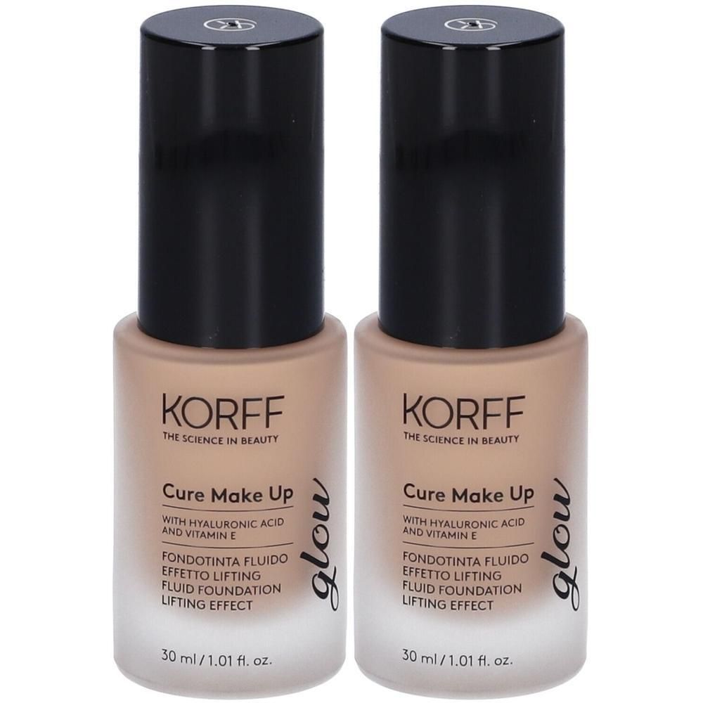 KORFF Cure Make Up Fondotinta Fluido Effetto Lifting Glow 03 2x30 ml ...