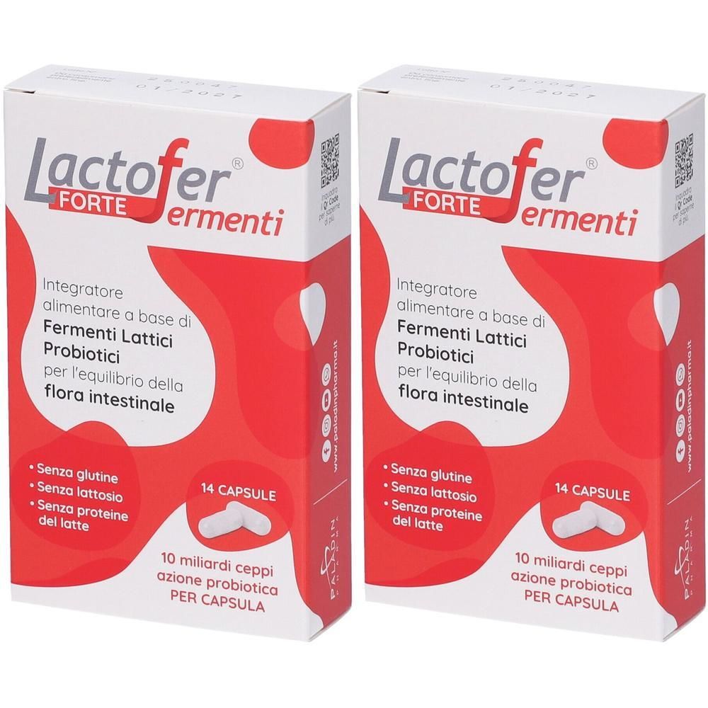 LactoFer Forte Fermenti Capsule 2x5,74 g - Redcare