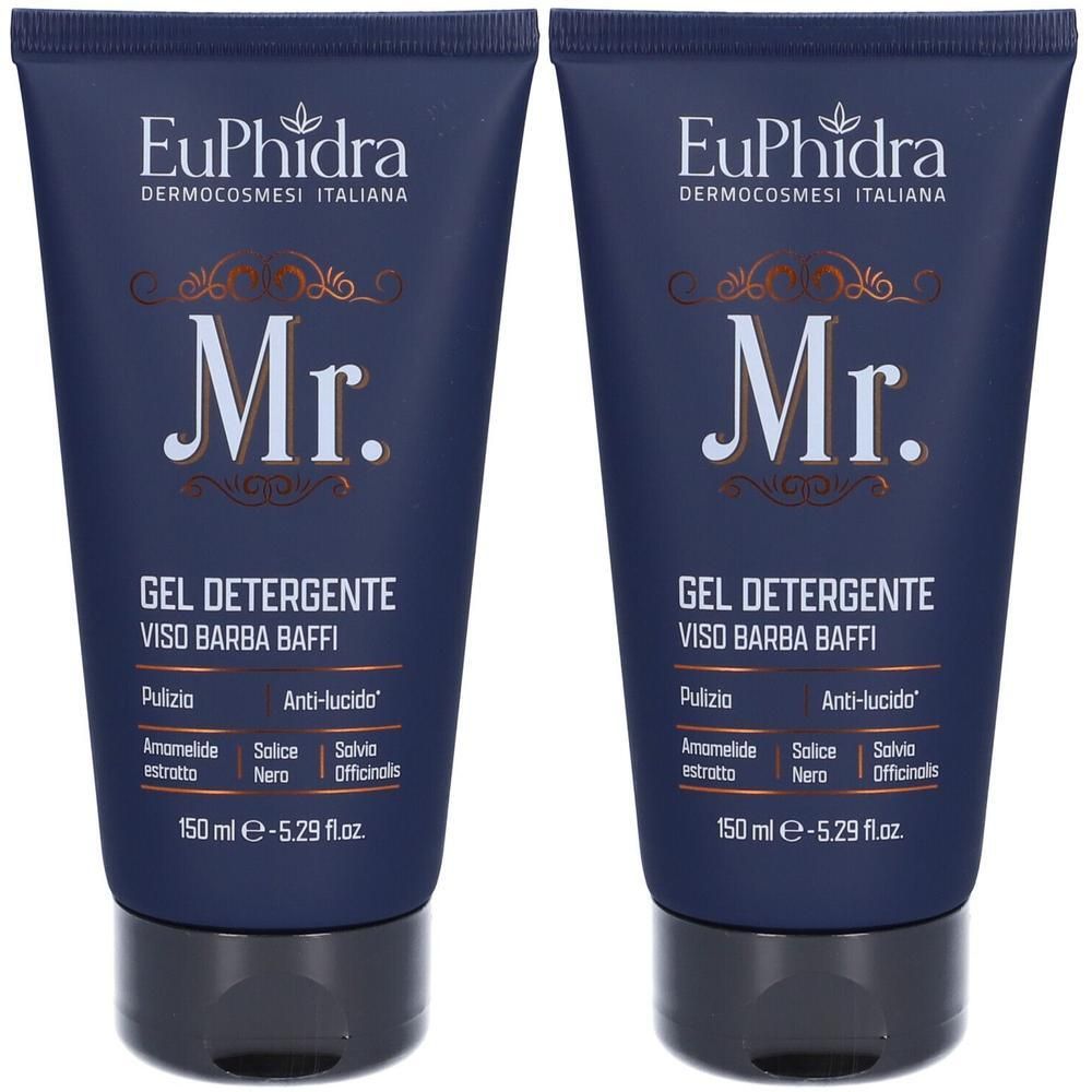 Euphidra MR. Detergente Viso Barba Baffi 2x150 ml - Redcare