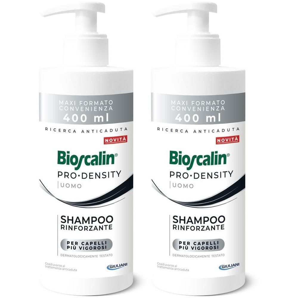 Bioscalin Pro Density Uomo Shampoo Rinforzante 2x400 ml - Redcare