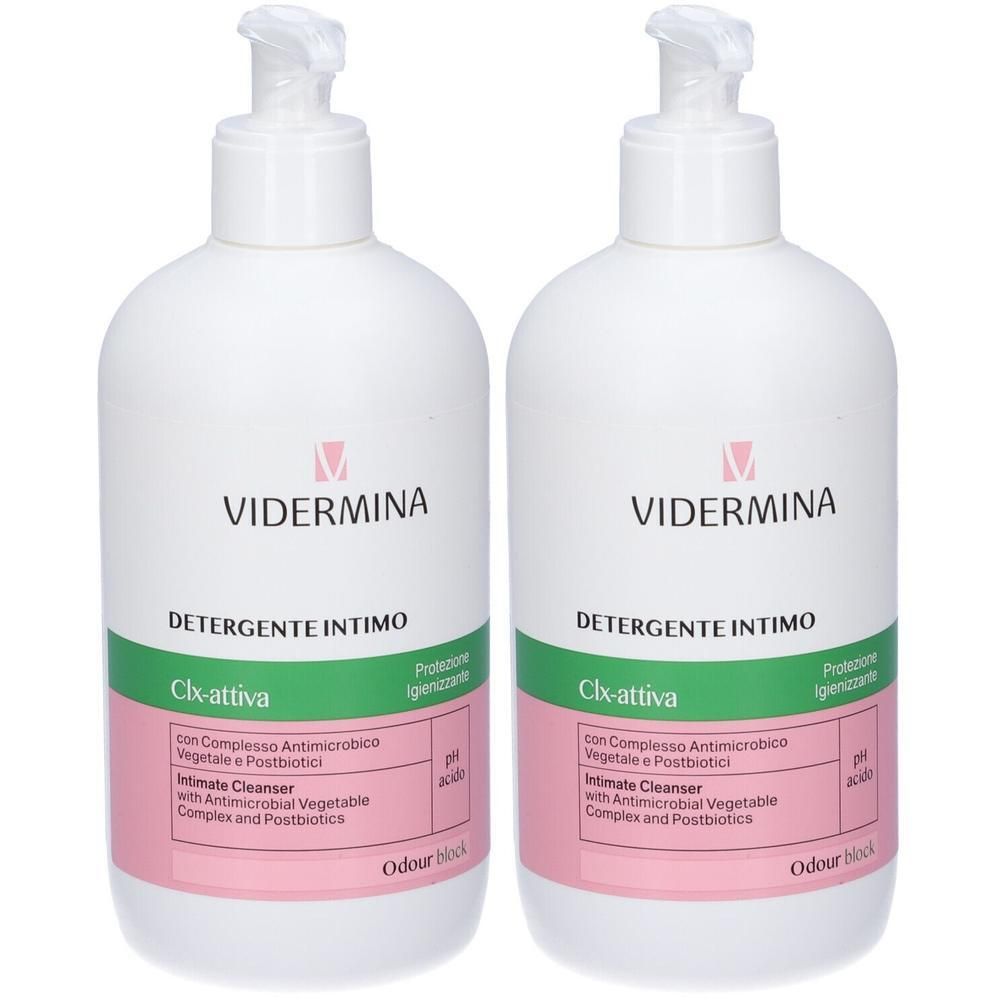 Vidermina Detergente Intimo Nuova Formula 2x500 ml - Redcare