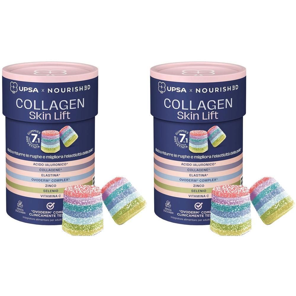 Upsa X Nourished Collagen Skin Lift 30 Gummies 2x165 g - Redcare
