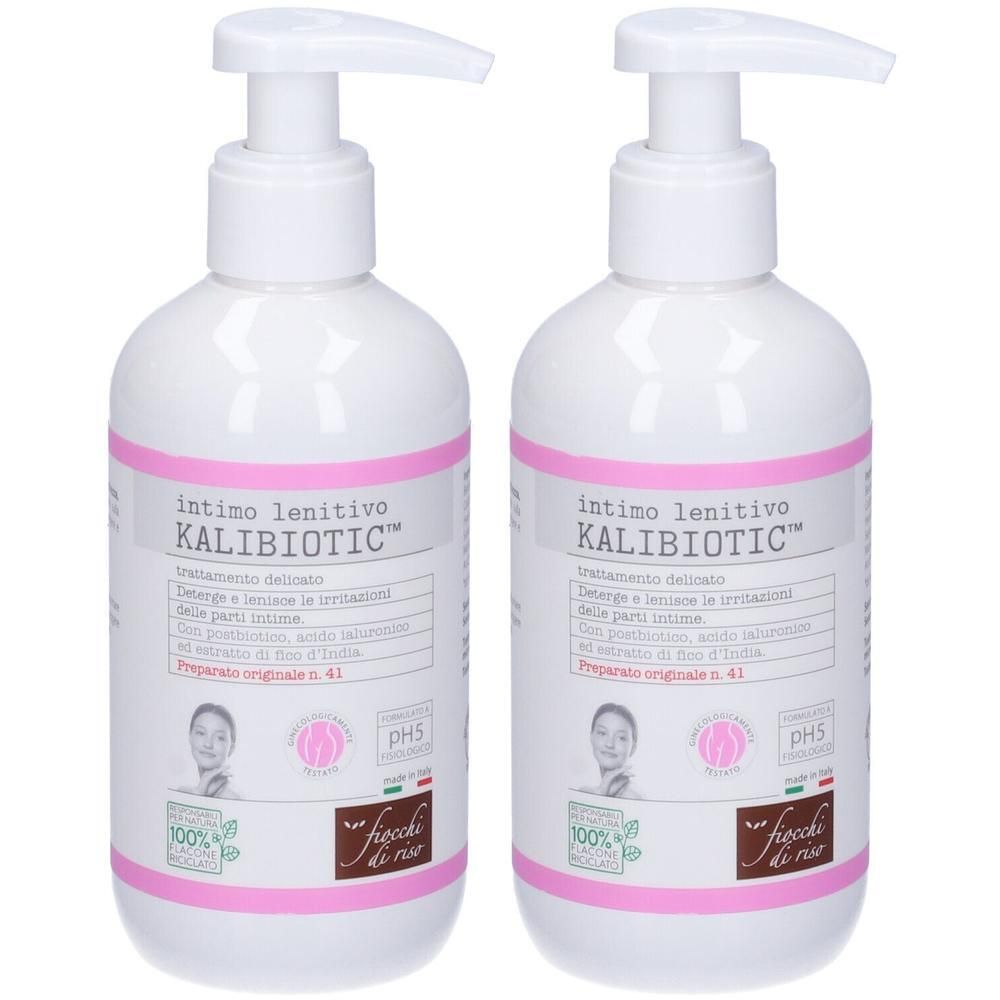 Fiocchi di Riso Detergente Intimo Lenitivo Kalibiotic 2x240 ml - Redcare