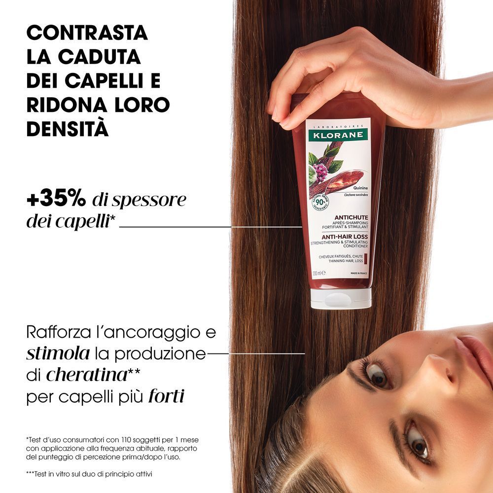 Klorane Balsamo dopo-shampoo fortificante e stimolante alla Chinina ...