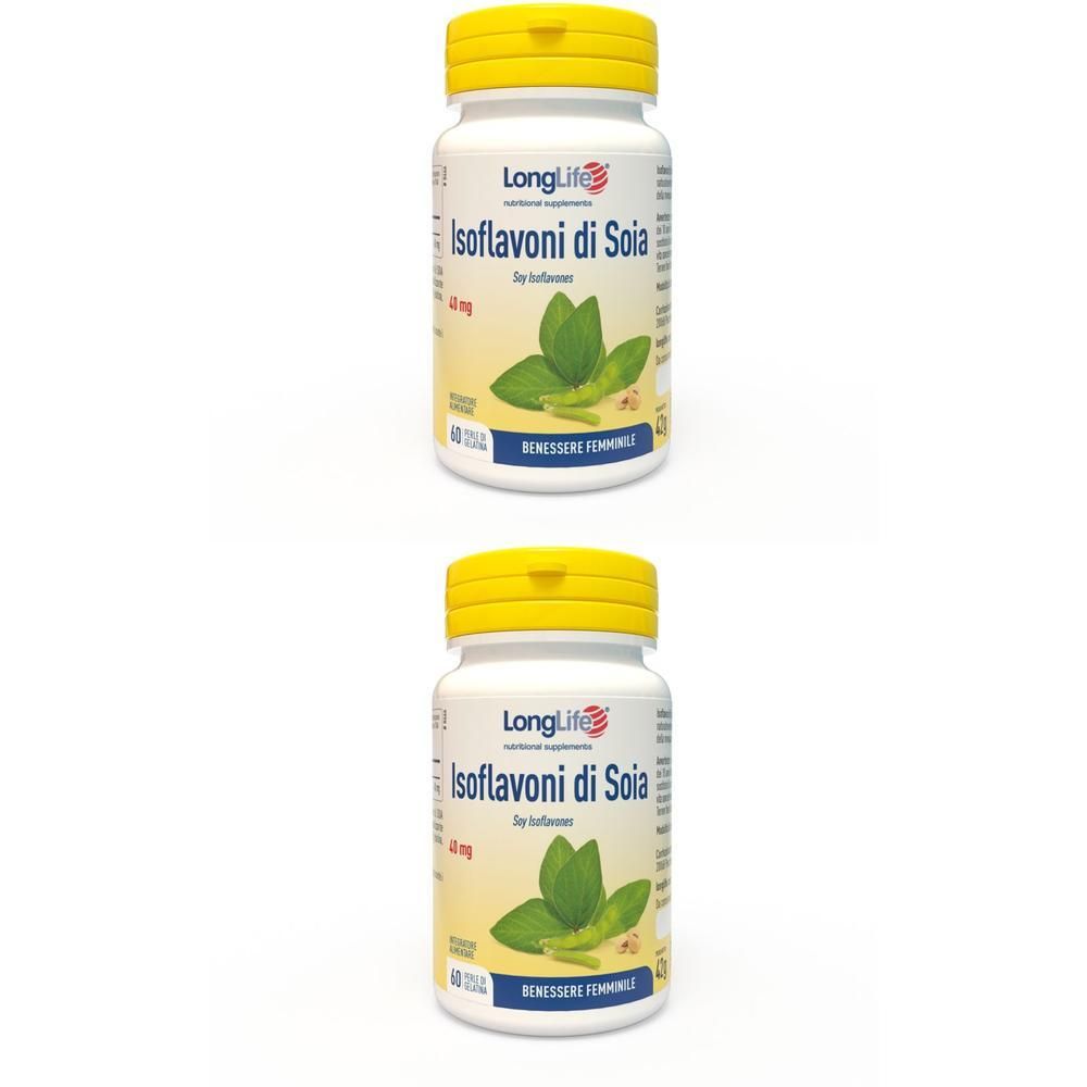 Longlife Isoflavoni Soia 60 Perle 2x42 g - Redcare