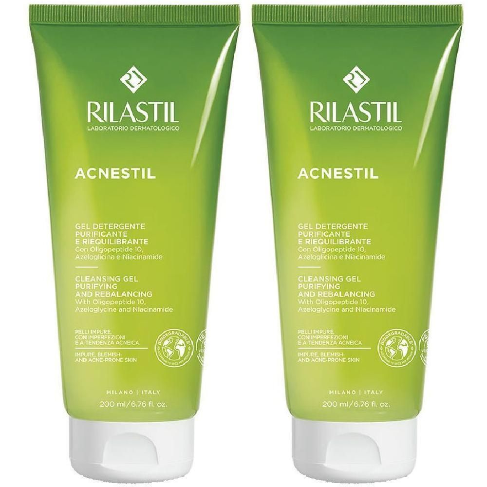 RILASTIL® Acnestil Gel Detergente 2x200 ml - Redcare