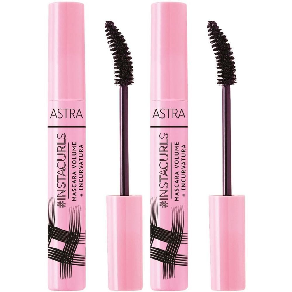 ASTRA Make-UP #Instacurls - Mascara Volume + Incurvatura 2x10 ml - Redcare