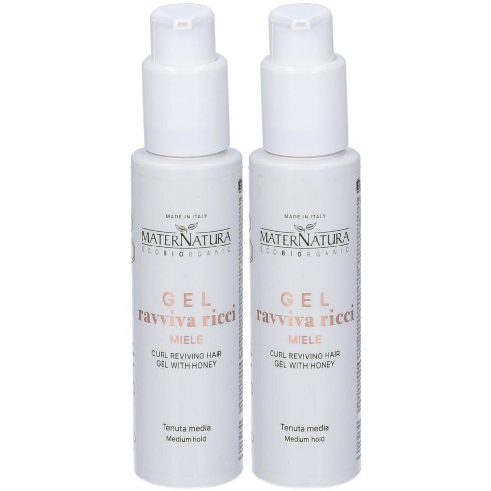 MaterNatura Gel Ravviva Ricci Capelli con Miele 2x100 ml - Redcare