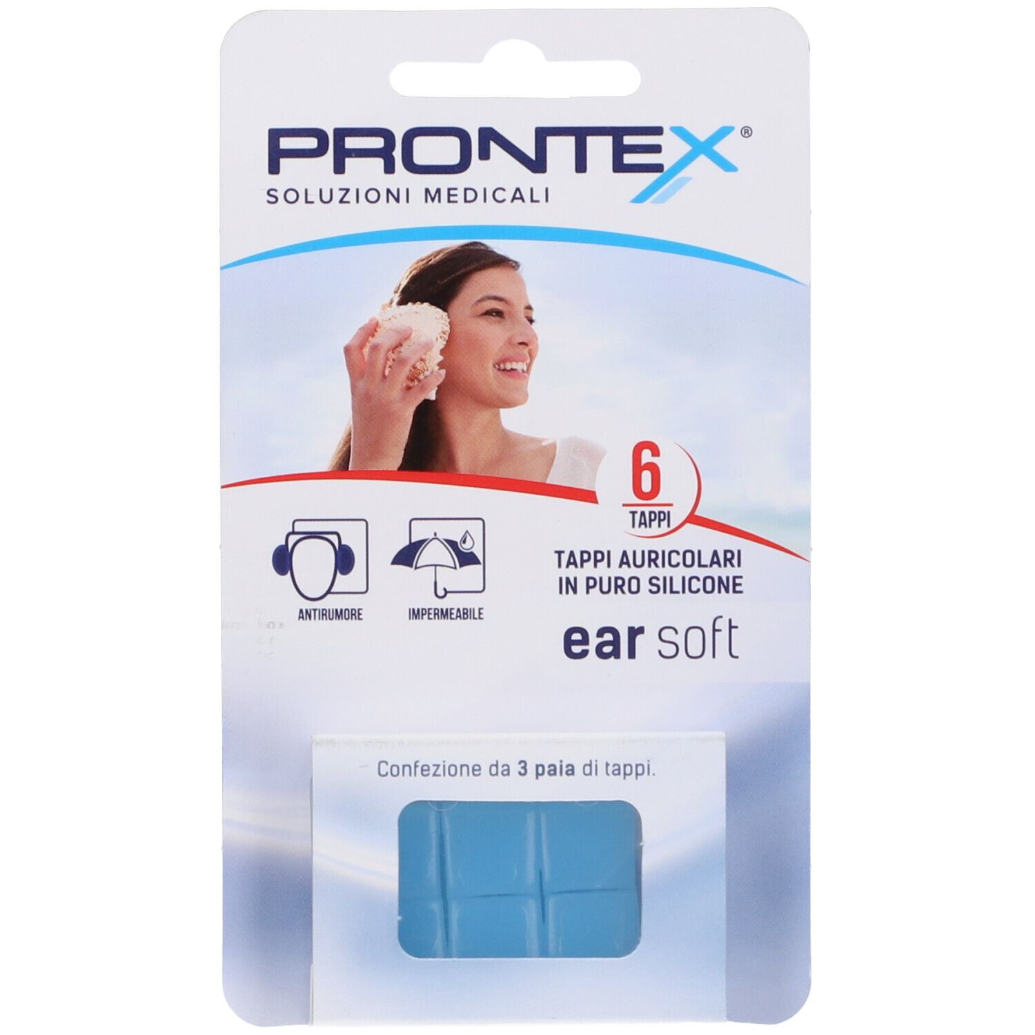 Prontex Tappo Auricolare Ear Soft 3Paia 1 pz - Redcare
