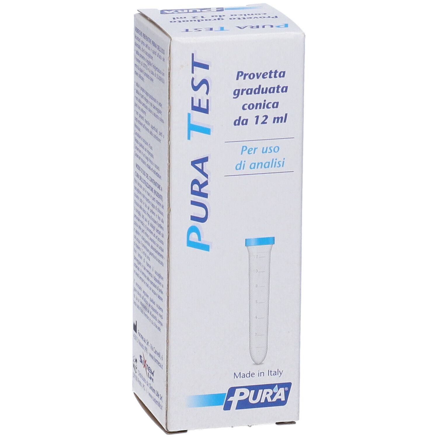 Pura Test Provetta Urine 12Ml 1 pz - Redcare