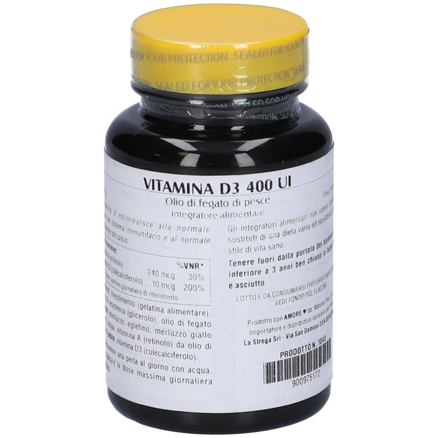 Vitamina D3 400 Ui 180Cps 90 pz - Redcare