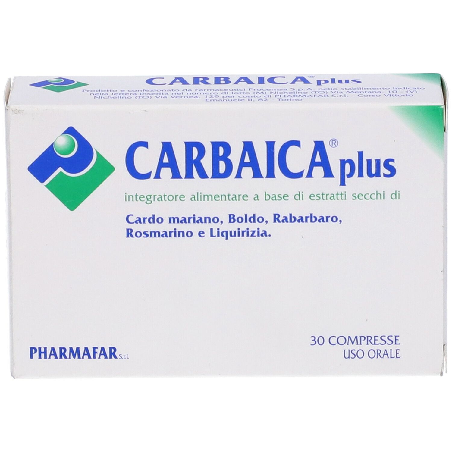 Carbaica Plus 30 Compresse 18,5 g - Redcare