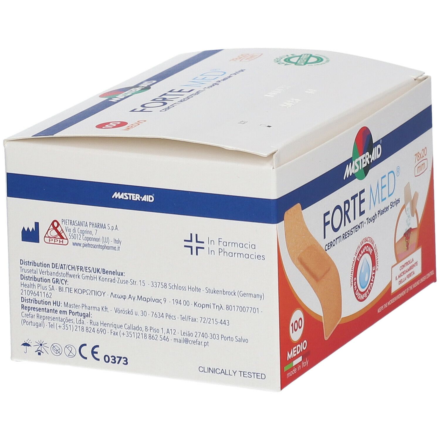 Master Aid® Forte Med® 78 x 20mm 100 pz - Redcare