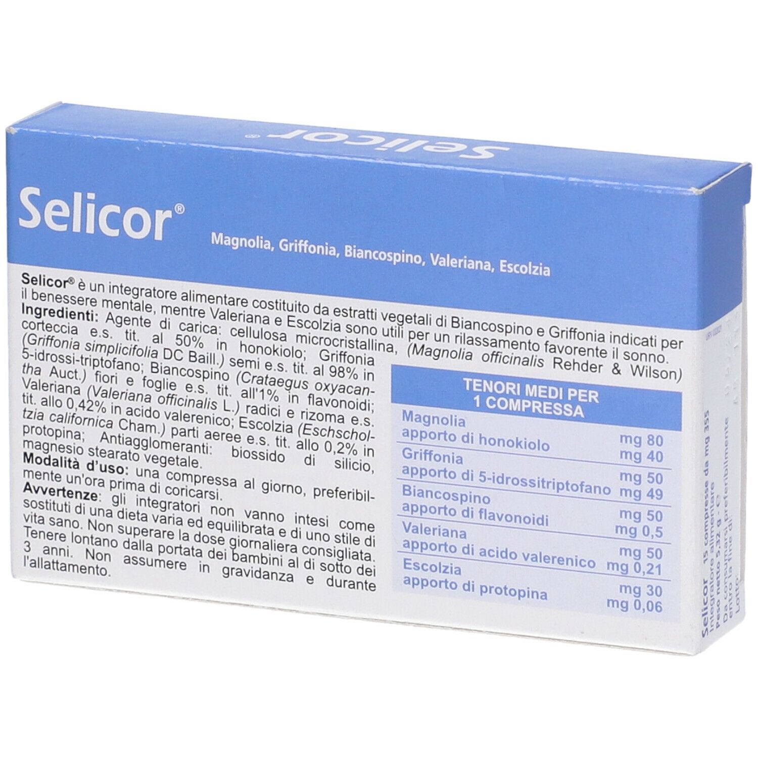 Selicor 15Cpr 15 pz - Redcare