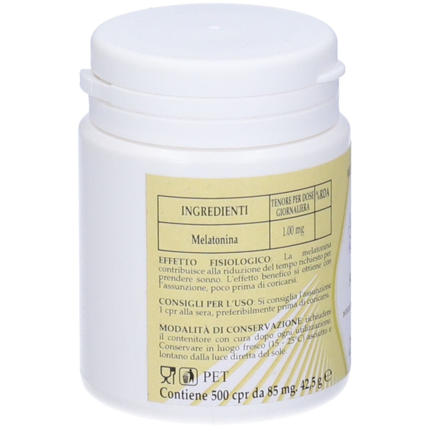 Alato 37 Melatonina 1Mg 500 Compresse 42,5 g - Redcare