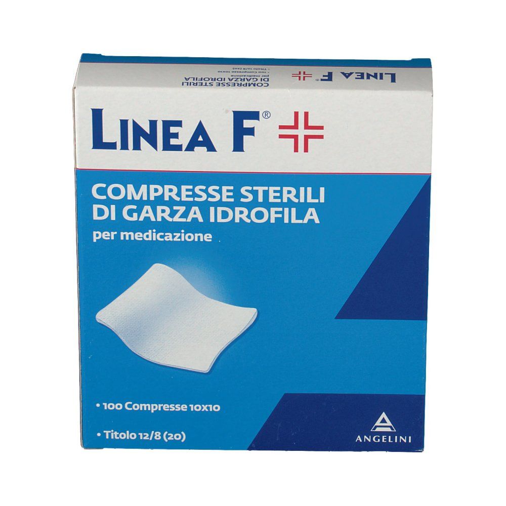 Linea F® Compresse Sterili di Garza Idrofila 10 x 10 cm 100 pz - Redcare
