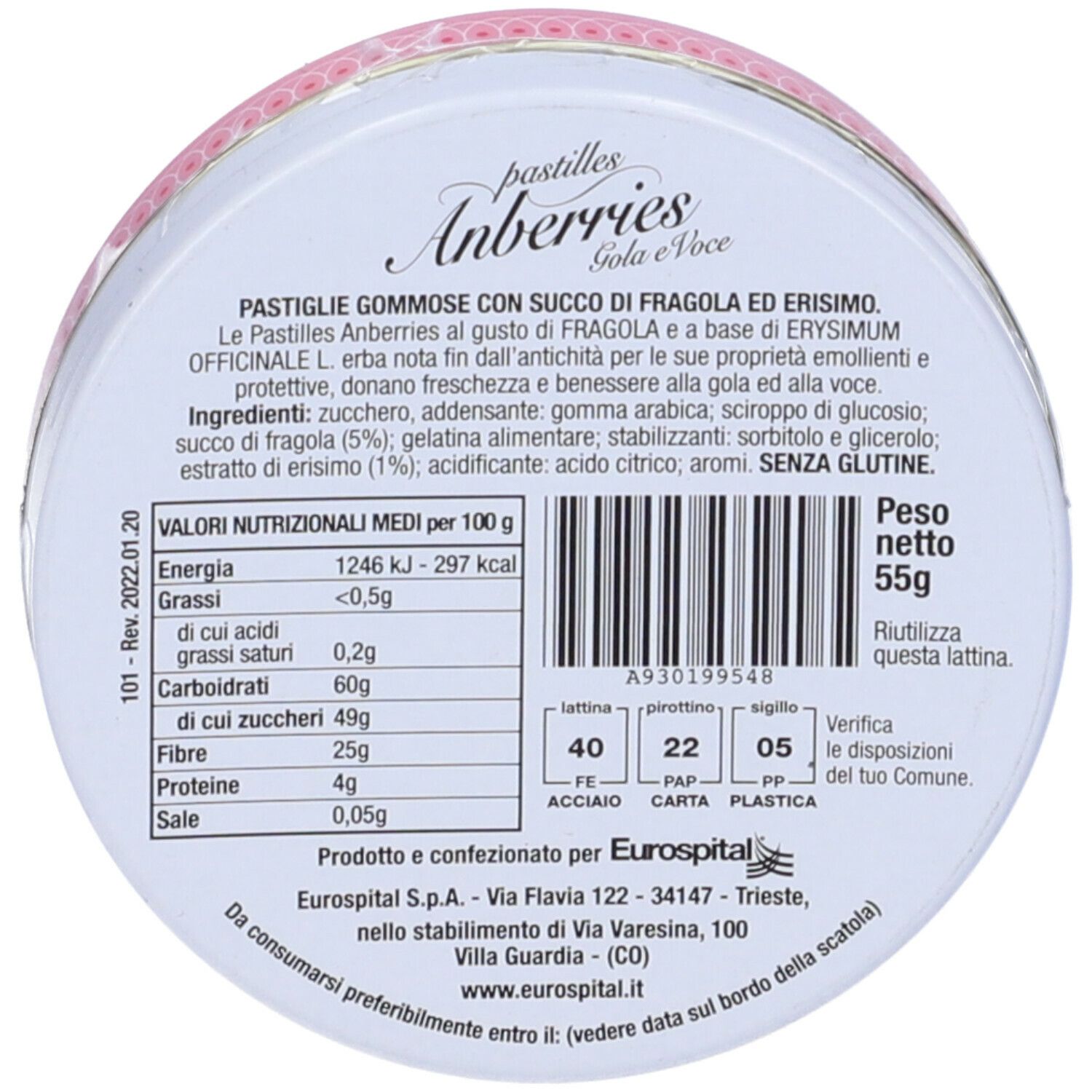 Anberries Frag Erisimo 55G 55 g - Redcare