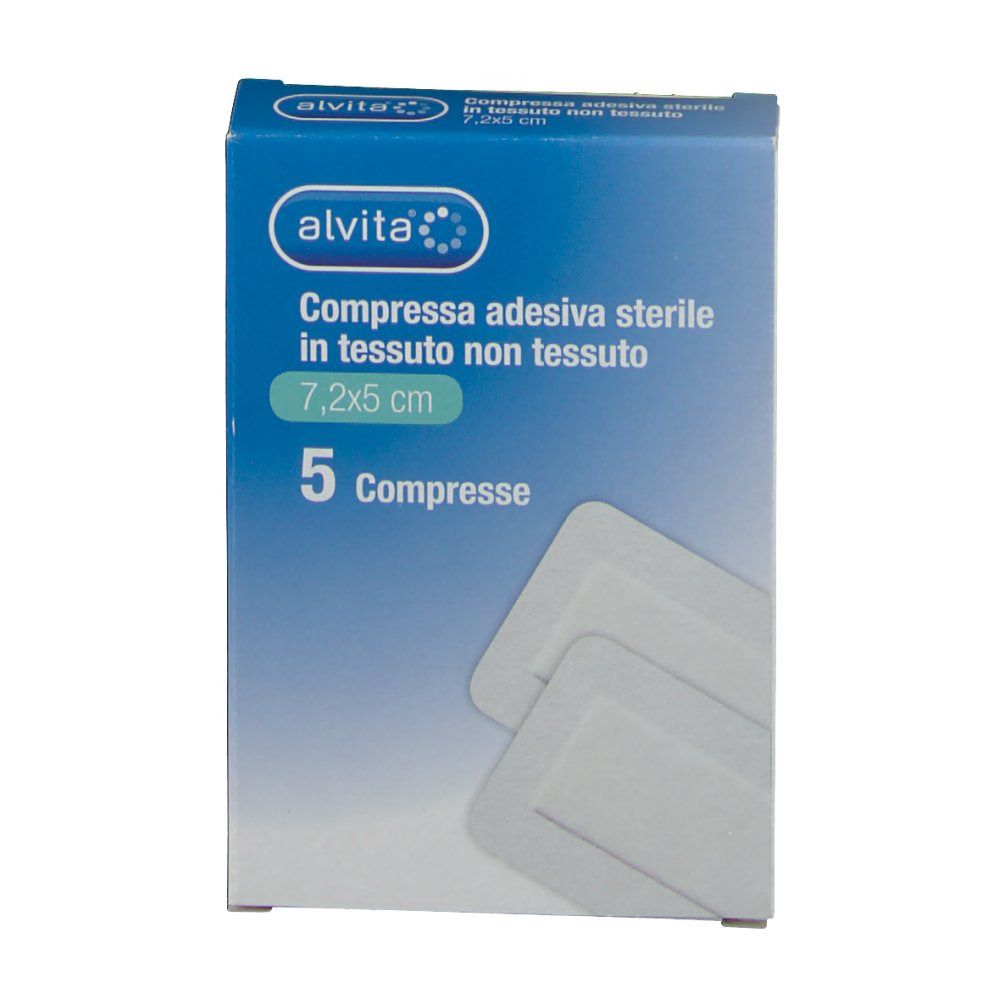 Alvita® Compressa Adesiva Sterile 7,5 x 5 cm 5 pz - Redcare