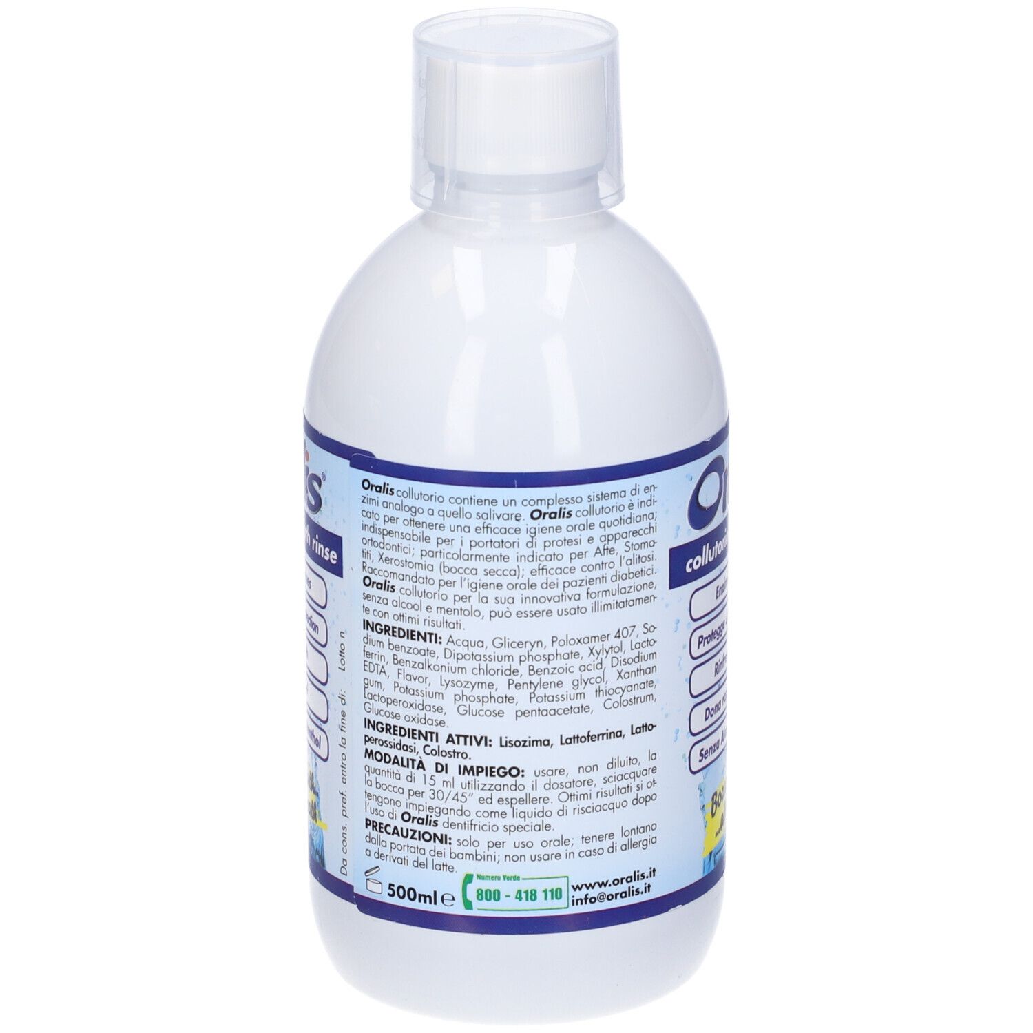 Oralis Collutorio Alcol Free 500 ml - Redcare