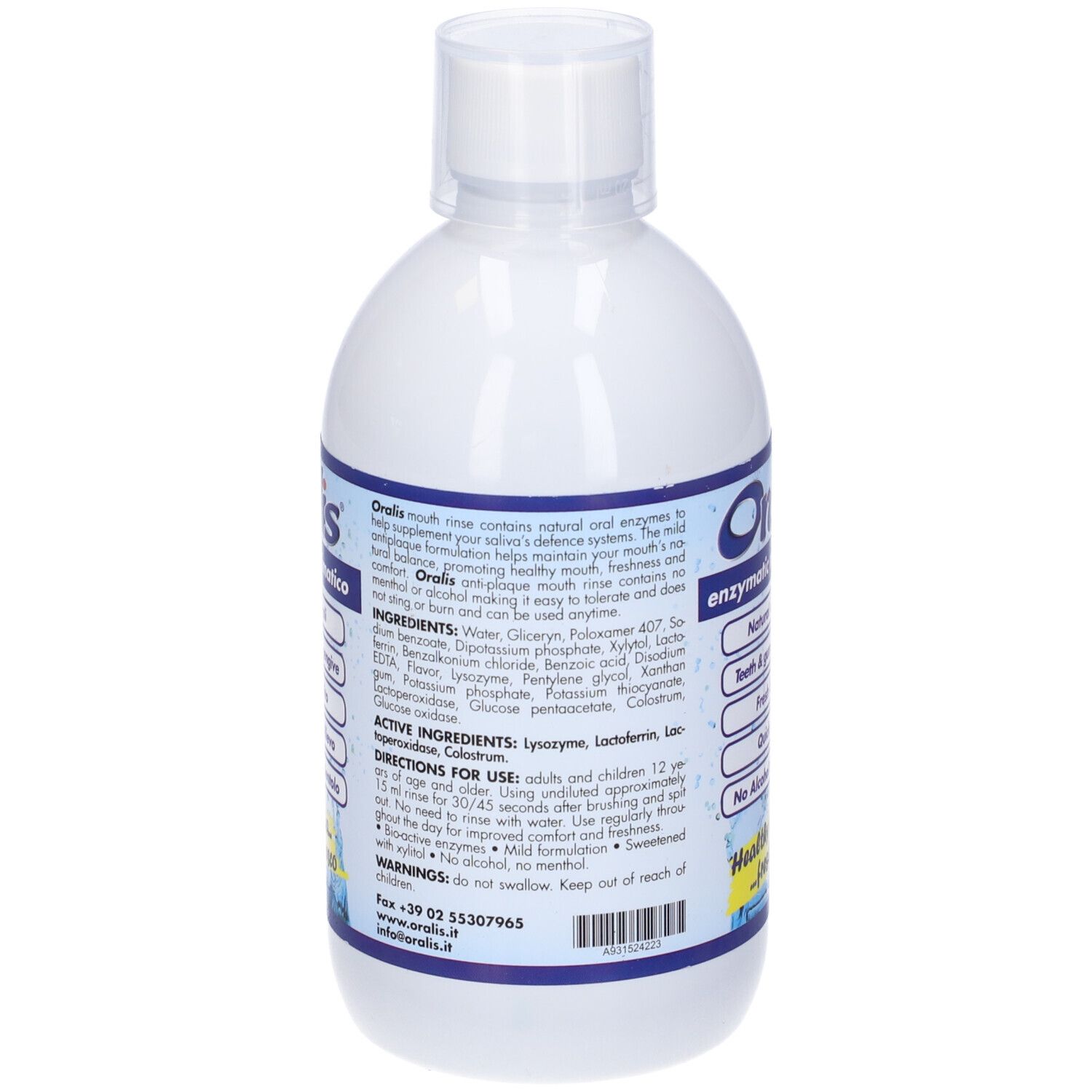 Oralis Collutorio Alcol Free 500 ml - Redcare