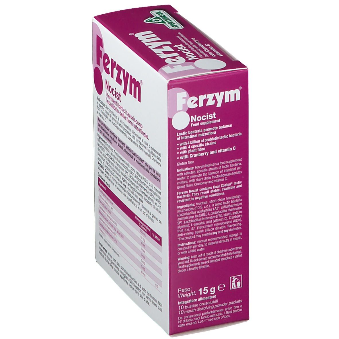 SPECCHIASOL Ferzym® Nocist Bustine Orosolubili 10 pz - Redcare