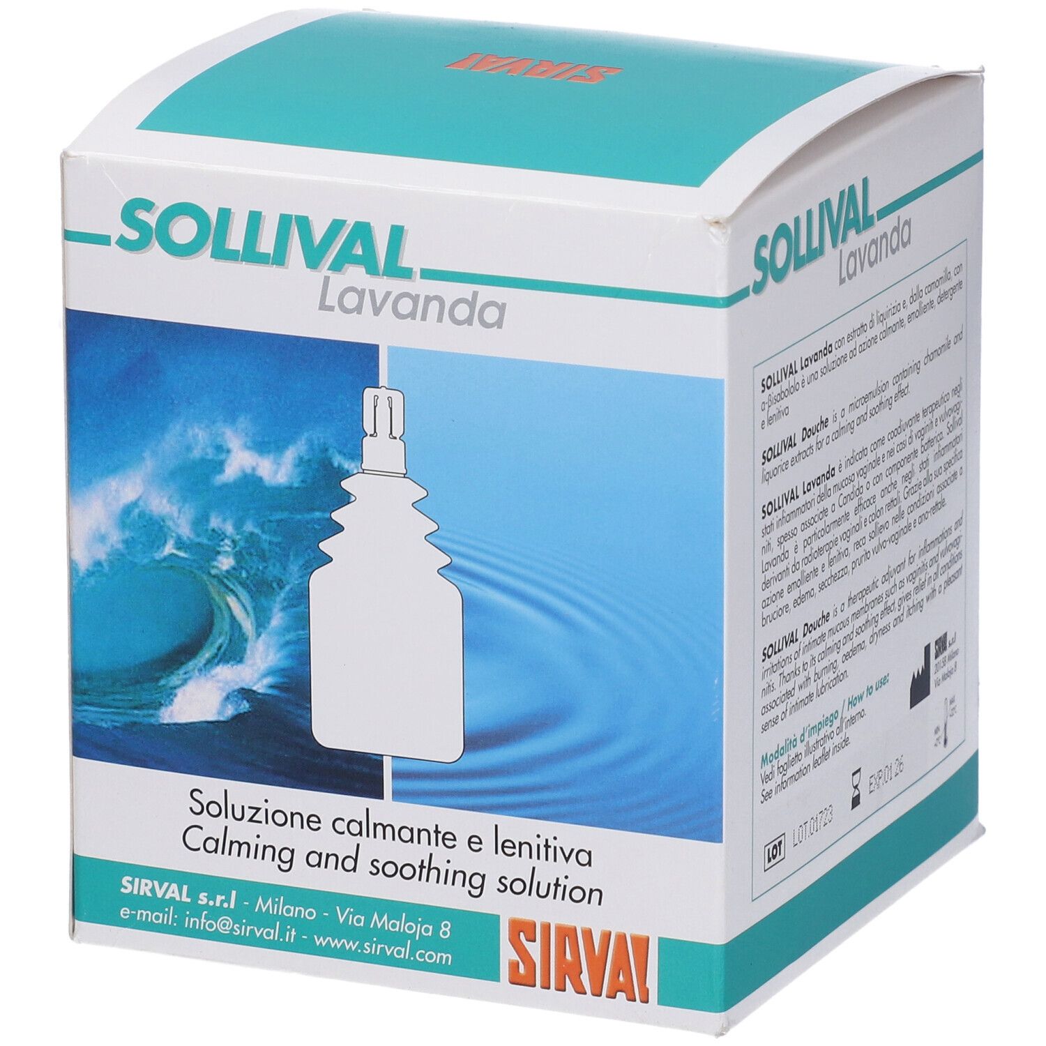 Sollival Lavanda Vaginale 4 Flaconi 100 Ml Con Cannula 4x100 ml - Redcare