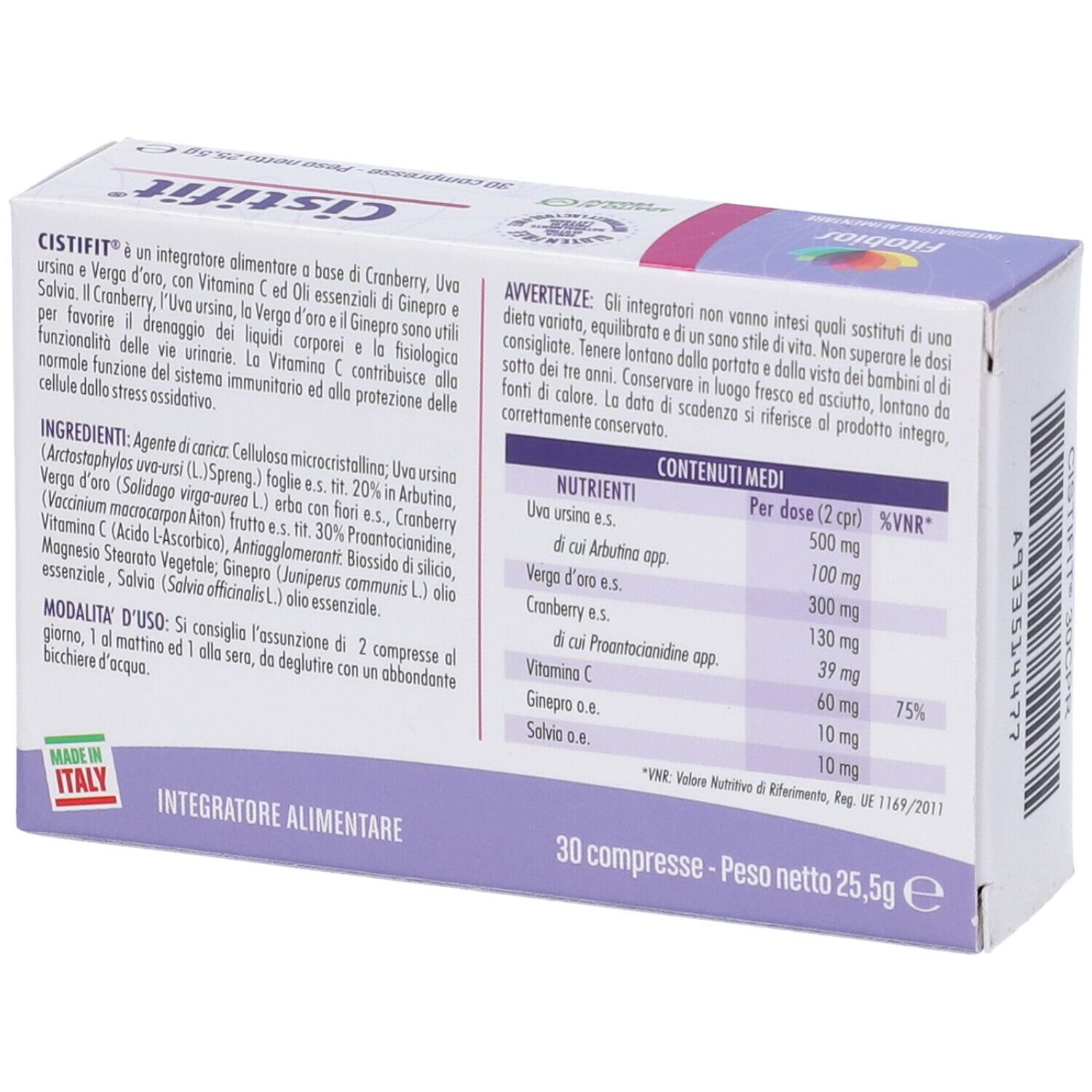 Fitobios Cistifit 30 pz - Redcare