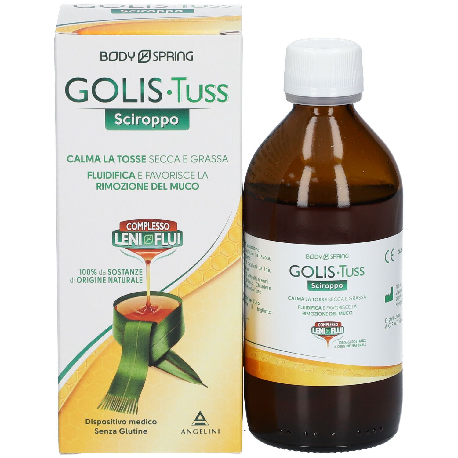 BODY SPRING GOLIS tuss sciroppo 170 ml - Redcare