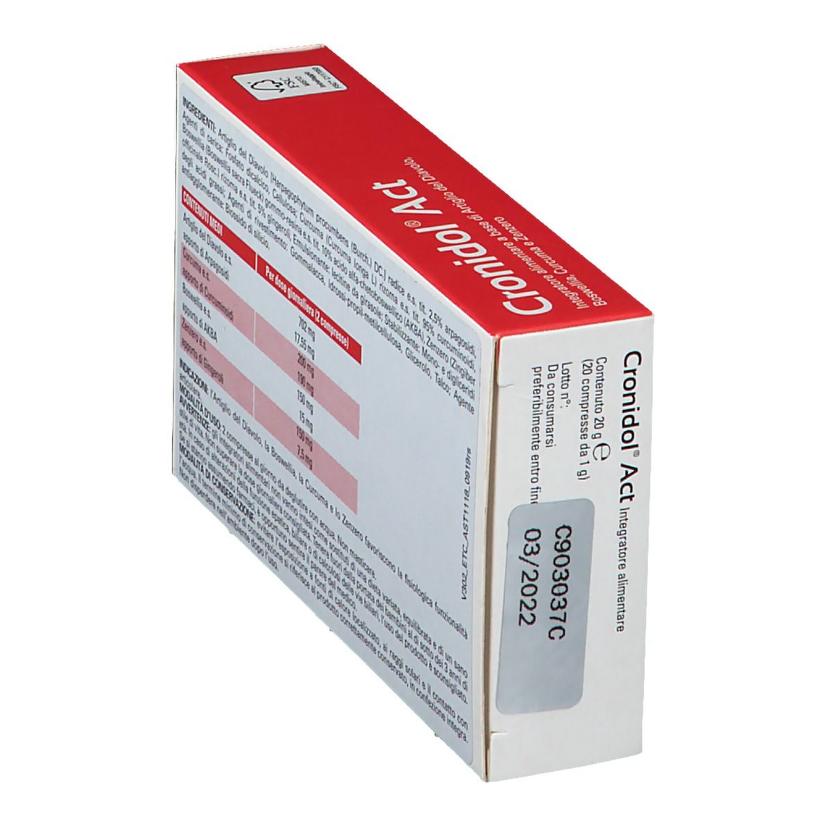 NAMED® Cronidol® ACT 20 pz - Redcare