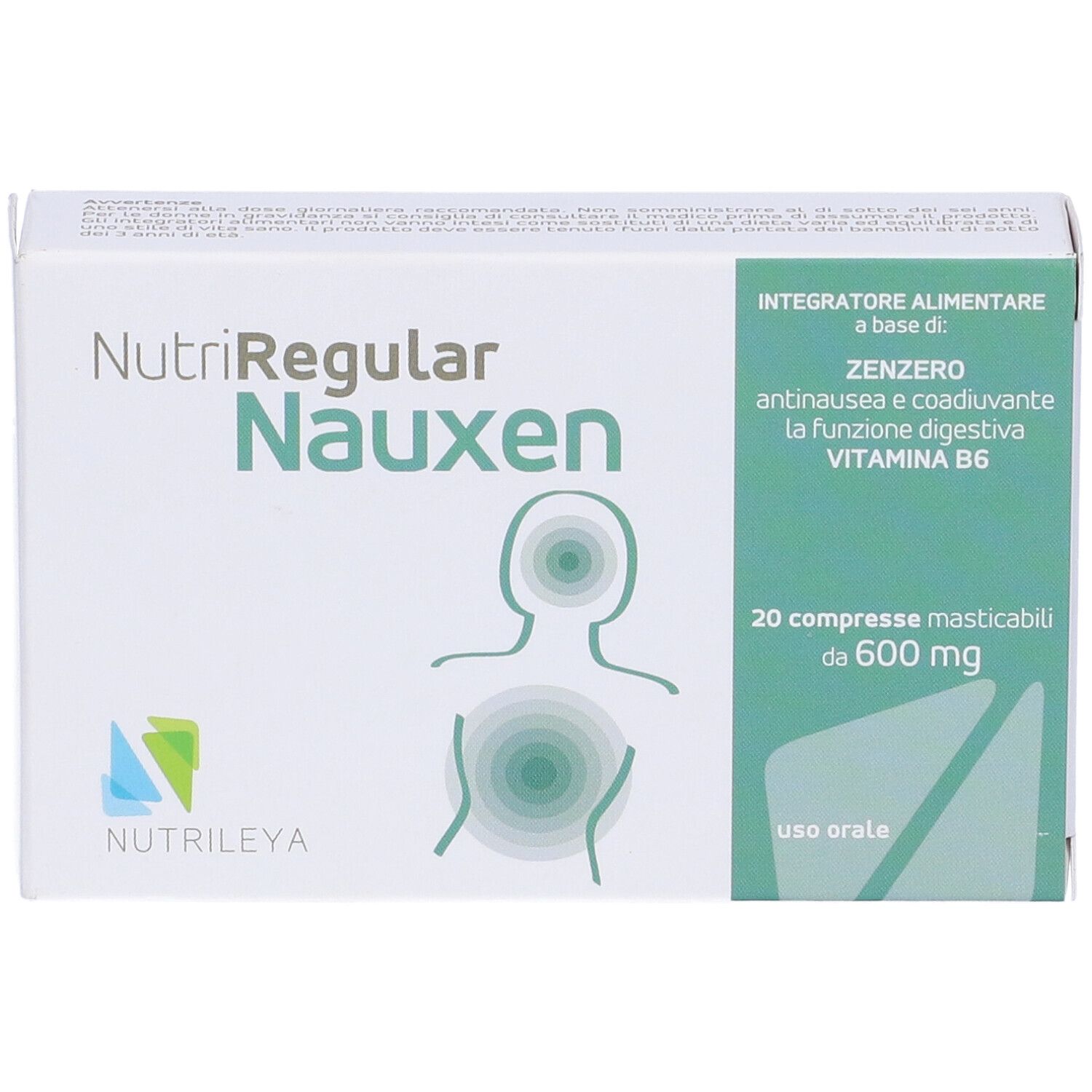 Nutriregular Nauxen 20 Compresse 10 g - Redcare