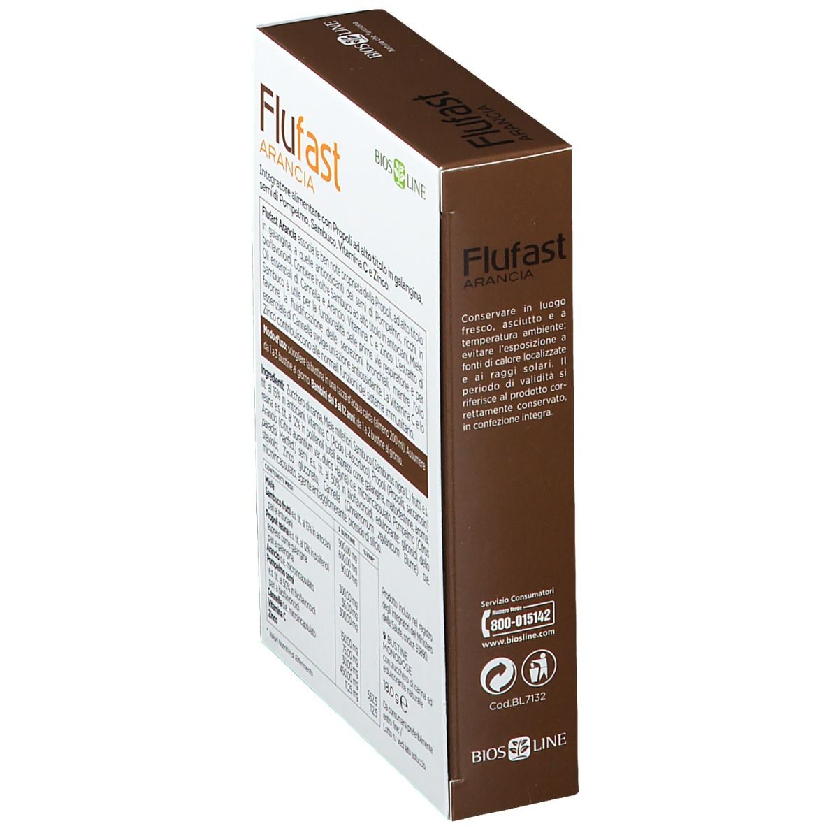 BIOSLINE Flufast Arancia 18 g - Redcare