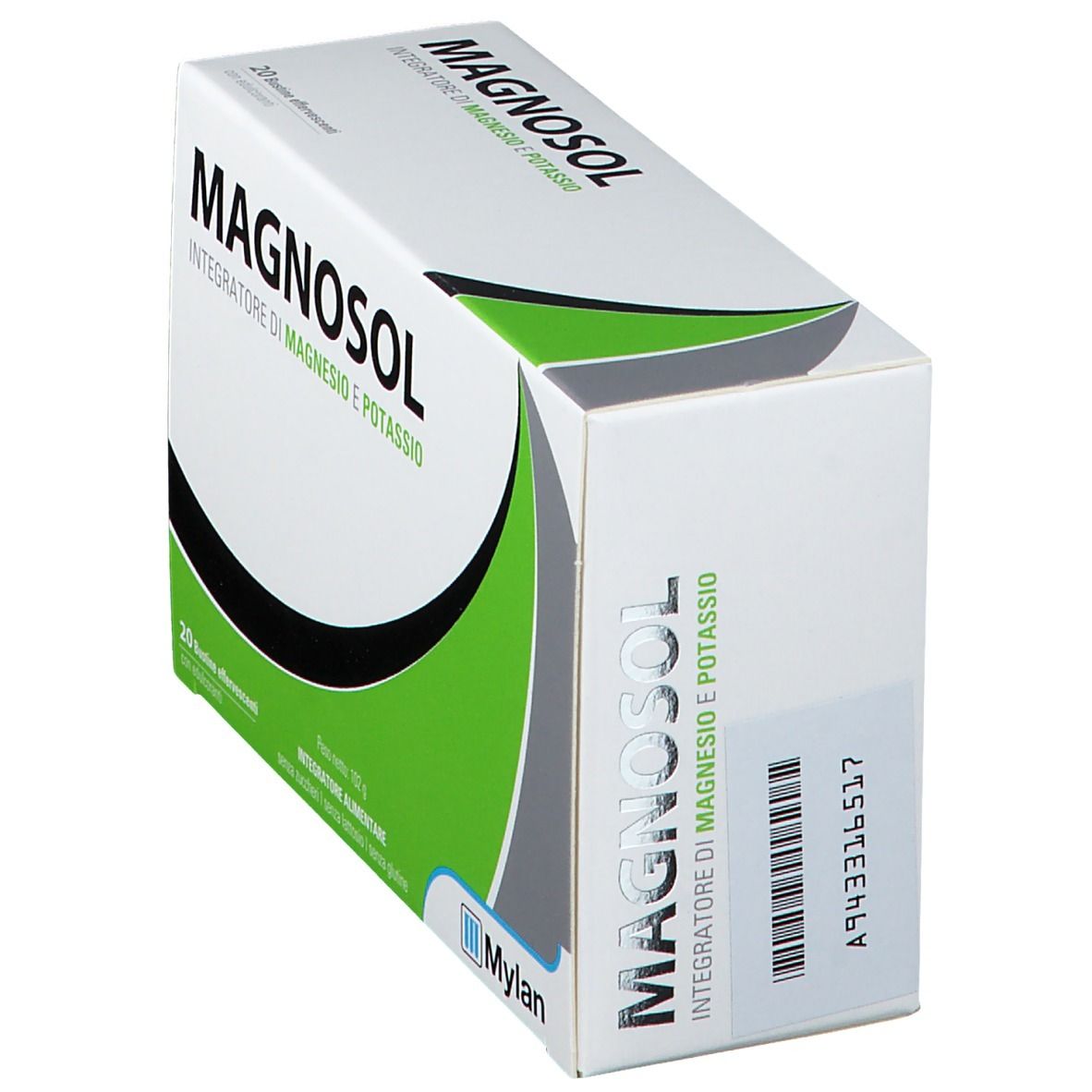 MAGNOSOL Bustine Effervescenti + Shopper in Omaggio 102 g - Redcare