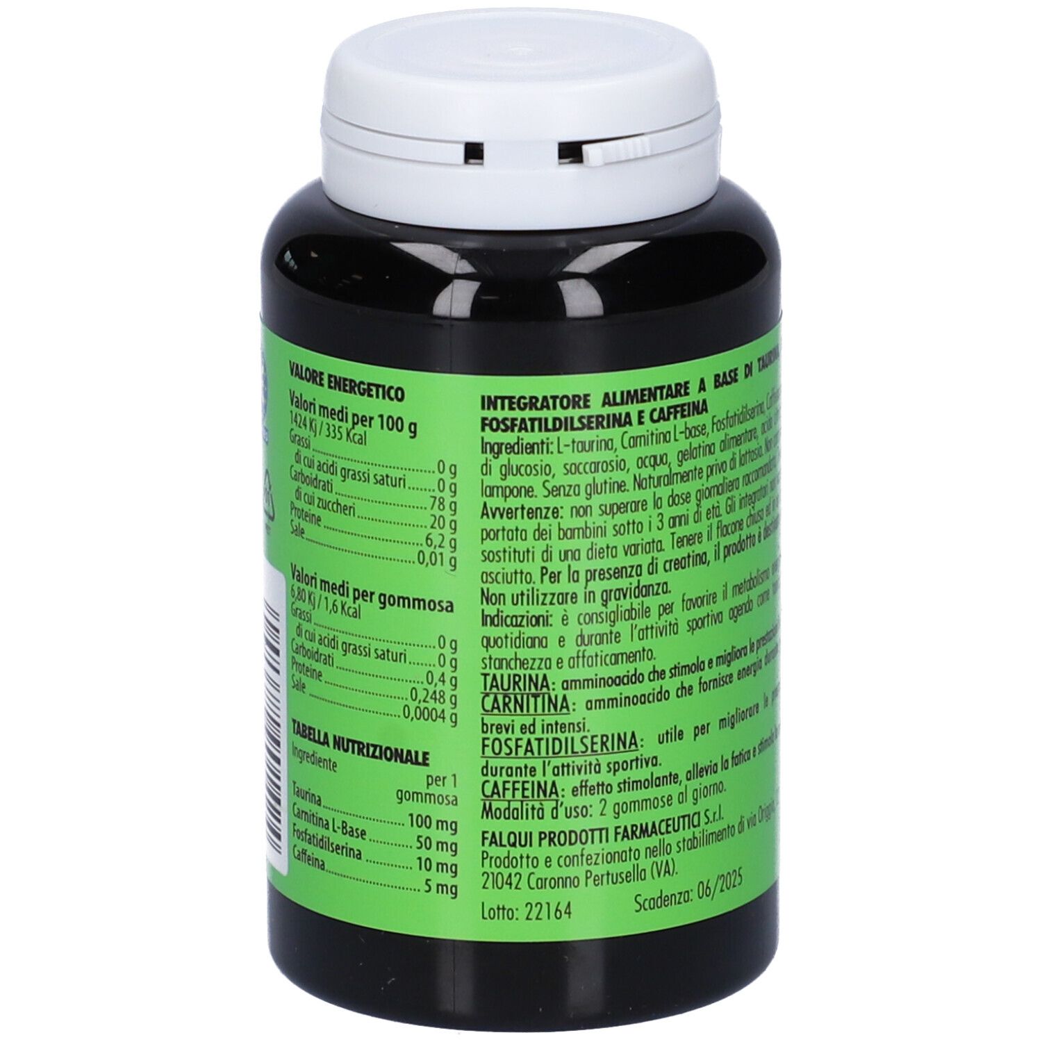 Falqui ItalStadium Strong Energy Caramelle Gommose 180 g - Redcare