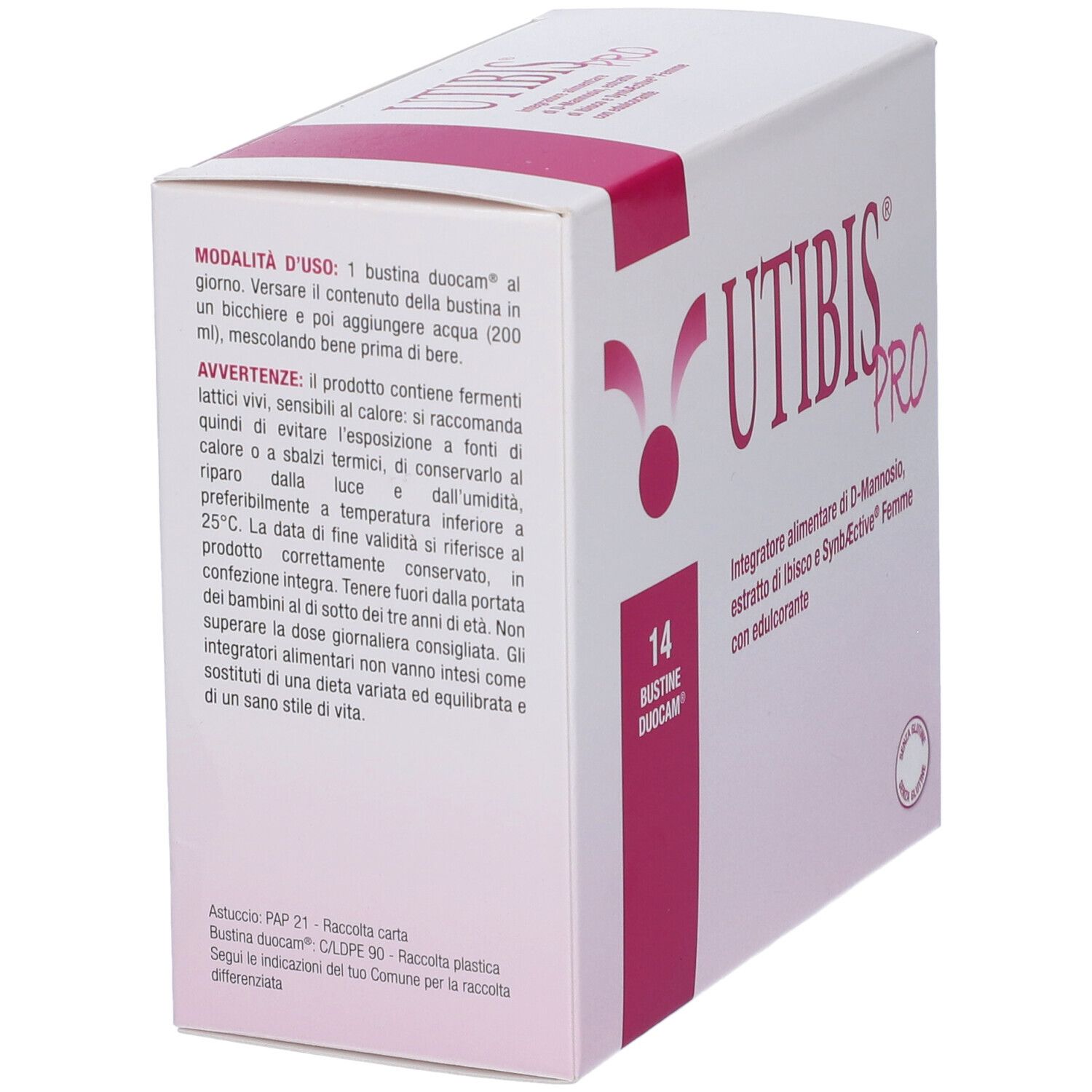 Utibis Pro 14 Bustine Duocam 84 g - Redcare
